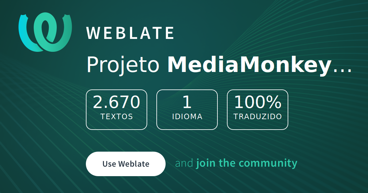MediaMonkey 5.x - Portuguese (Brazil) @ Weblate